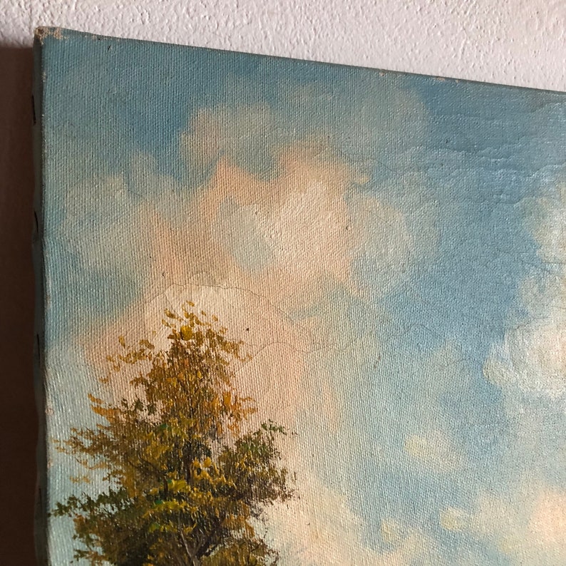 Original Oil Painting by Heinrich Knauf 1901-1976 on Canvas Part of the ...