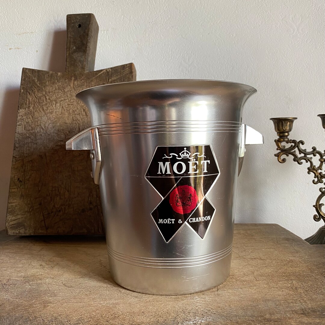 Moet & Chandon Champagne Bucket, French Vintage Ice Bucket, Wine Cooler ...