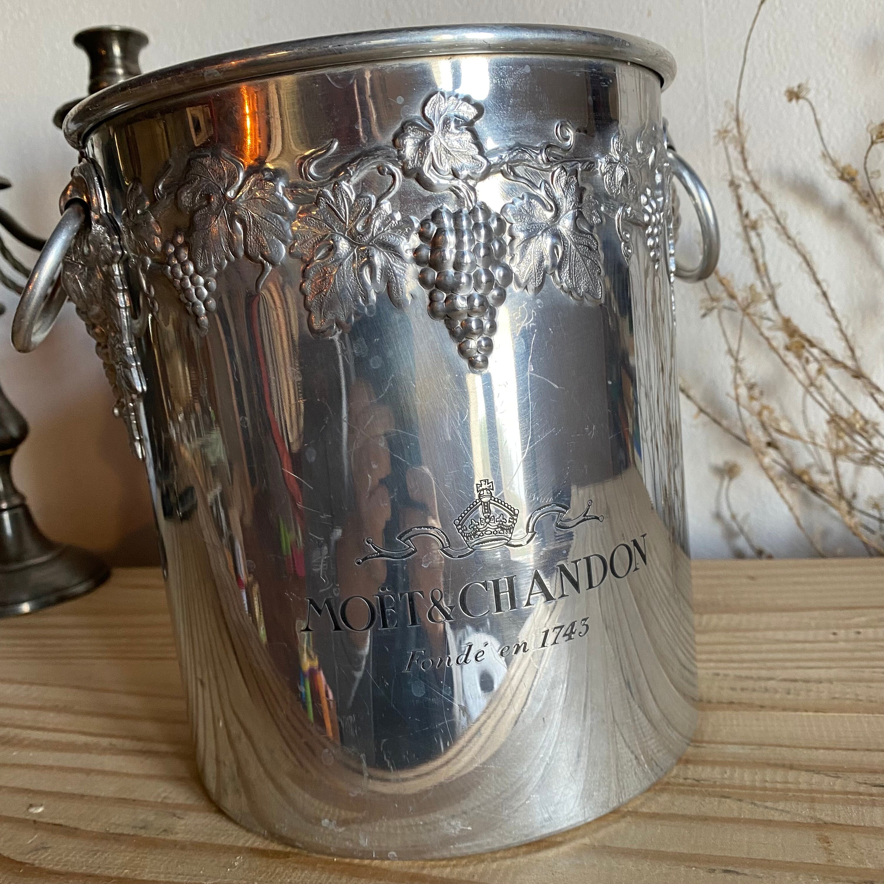 Moet & Chandon Champagne Bucket French Vintage Ice Bucket - Etsy