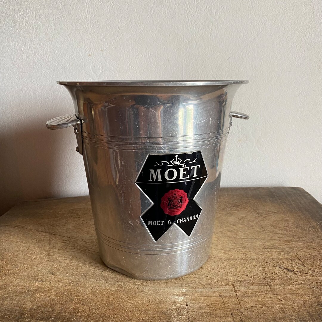 Moet & Chandon Champagne Bucket, French Vintage Ice Bucket, Wine Cooler ...