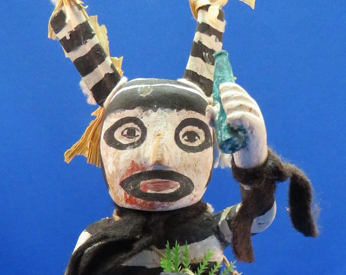 Vintage Kachina- "koshari Aka Koyala" Tewa or Hano Clown Kachina Carved ...