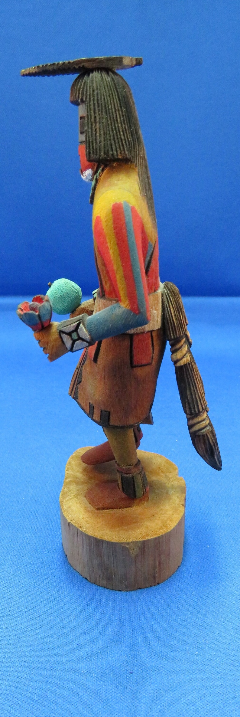Vintage Kachina tuma-uyi White Chin Kachina Carved by R. David randy ...