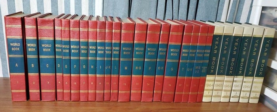 1963 World Book Encyclopedia Complete Set- Local Pick up Recommended - Etsy