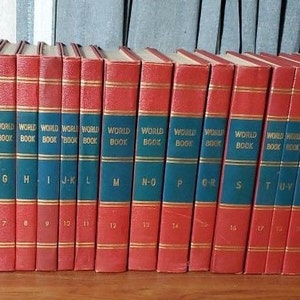 1963 World Book Encyclopedia Complete Set- Local Pick up Recommended - Etsy