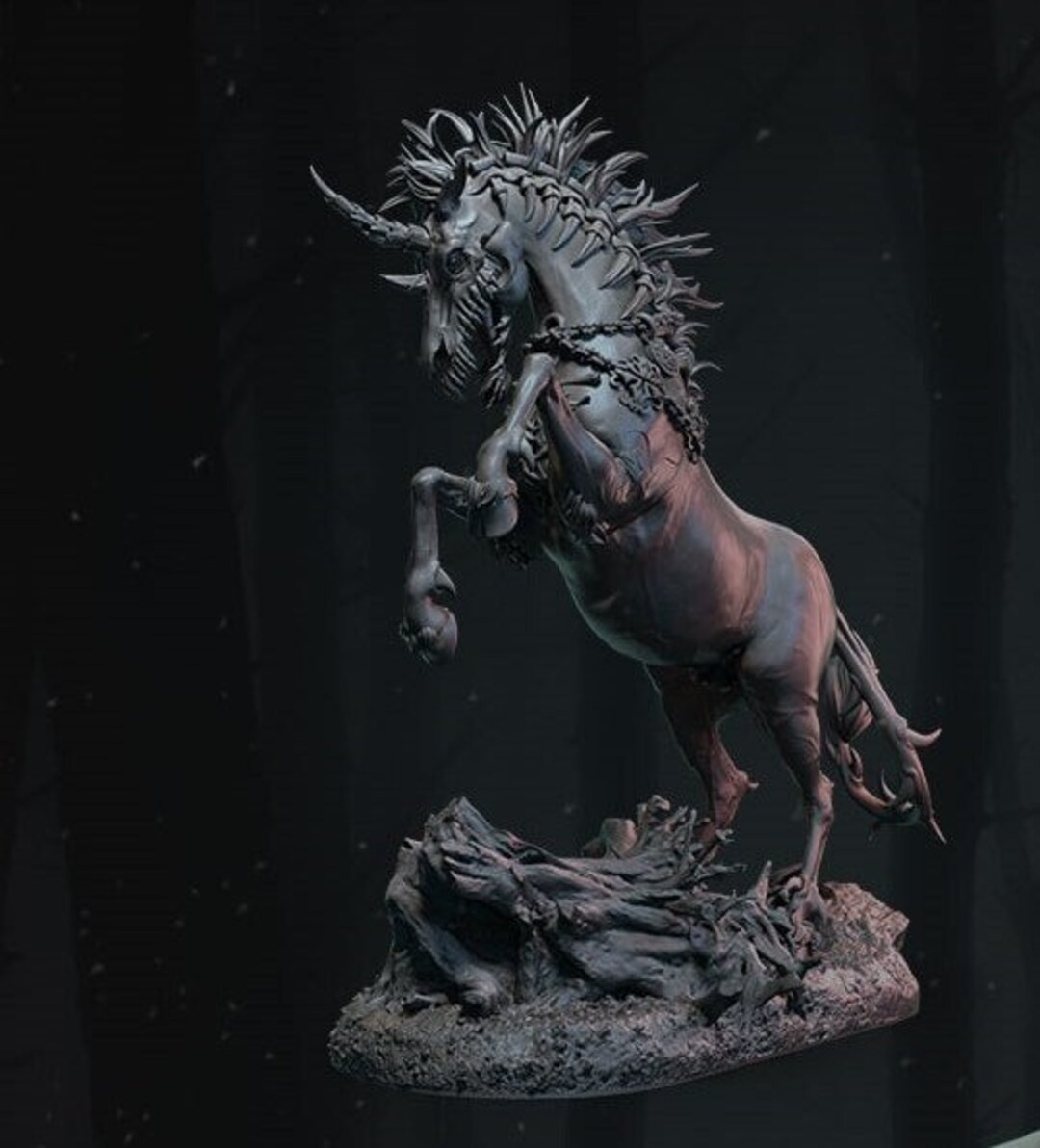 3D STL Evil Unicorn Model: Digital Print File - Etsy
