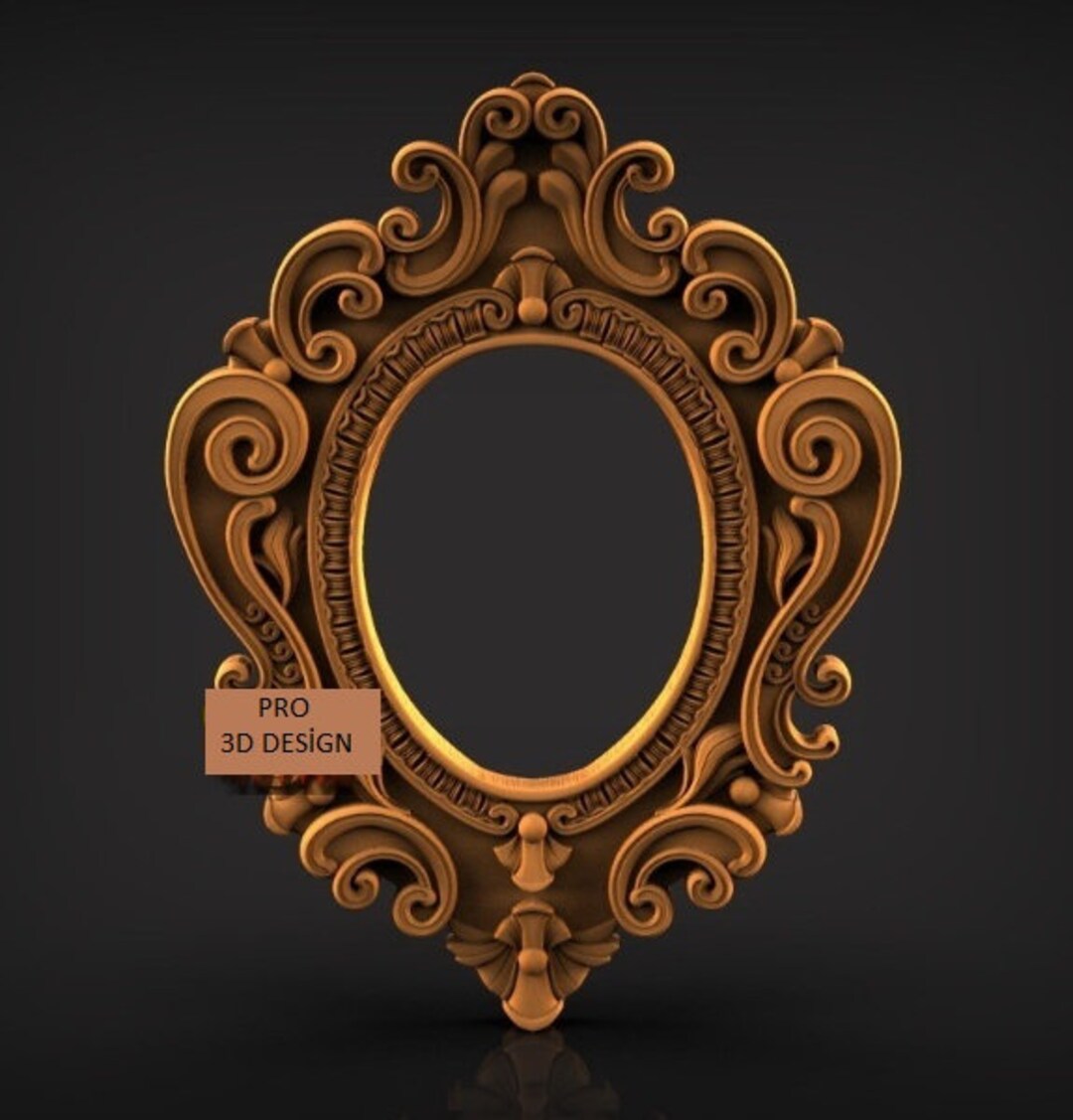 3d Model,3d Frame Relief Files,stl for Printing,carve,cnc Machine,wood ...