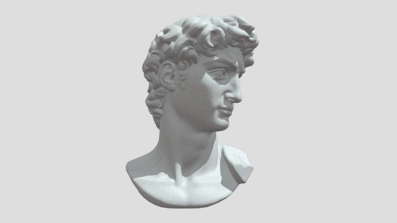 3D Stl Model,3d Stl David Head Drawing File,stl for Priting,3d Printer ...