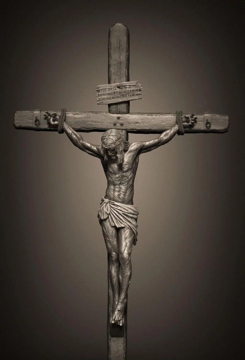 3D Jesus Figure STL Model for 3D Printing - Etsy