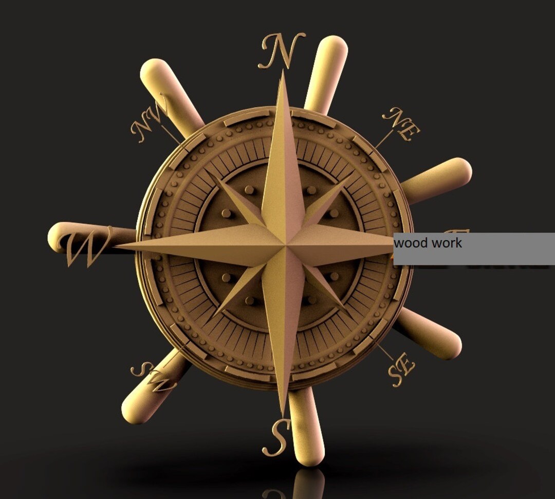 3D Stl Compass Model,3d Stl Compass Drawing File,stl for Priting,3d ...