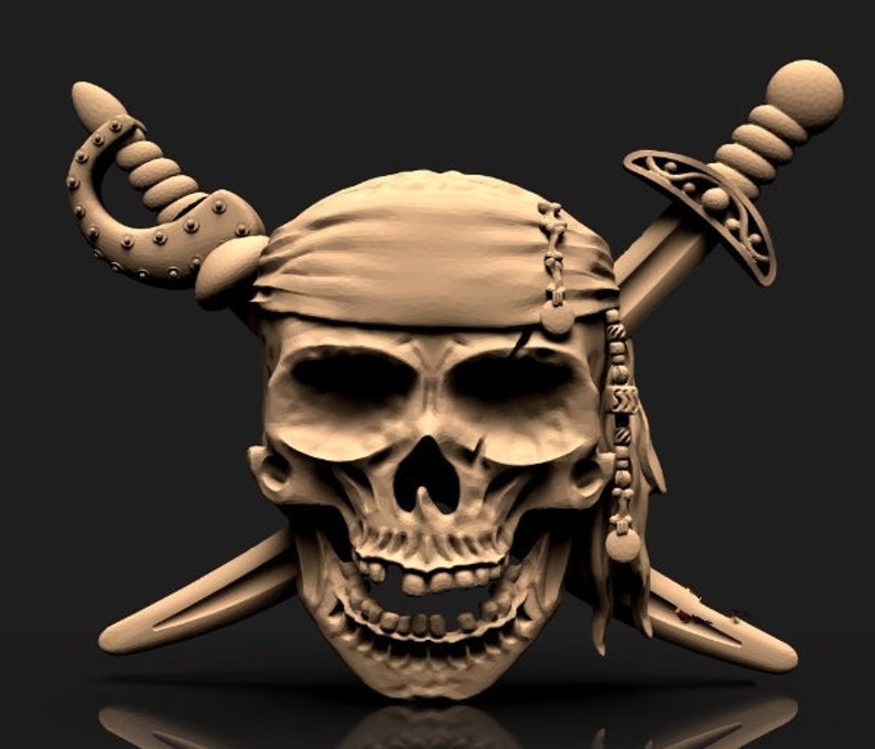 3D Stl Model,3d Stl Skull Drawing File,stl for Priting,3d Printer and ...