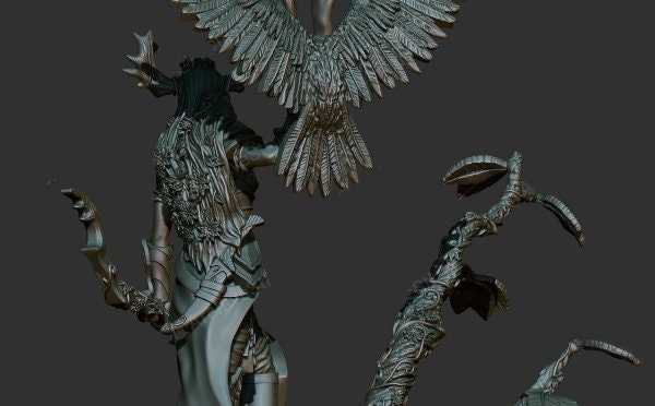 3D Stl Model,3d Stl Fantastic Woman Drawing File,stl for Priting,3d ...