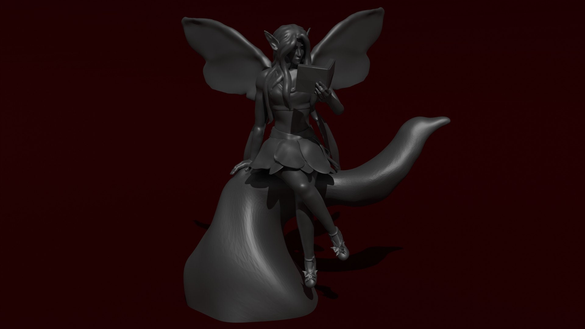 3D Stl Model,3d Stl Fairy Drawing File,stl for Priting,3d Printer and ...