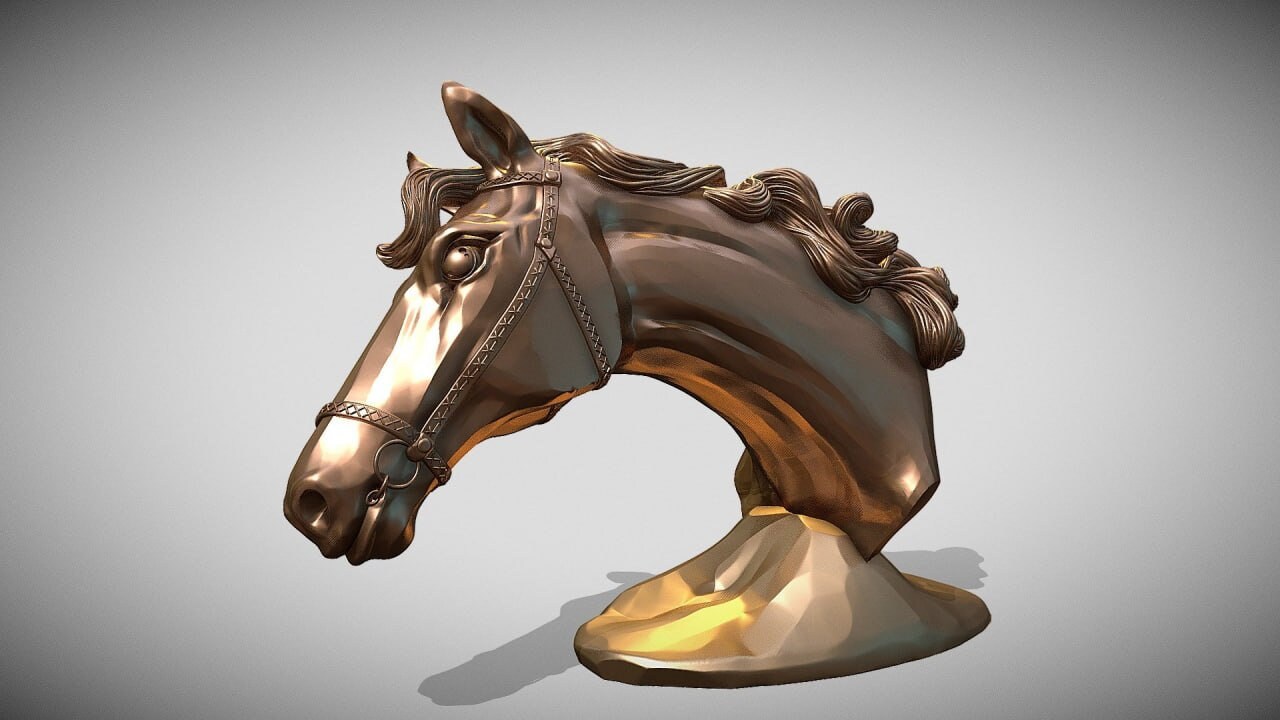 3D Stl Horse Figure,3d Stl Drawing File,stl for Priting,3d Printer and ...