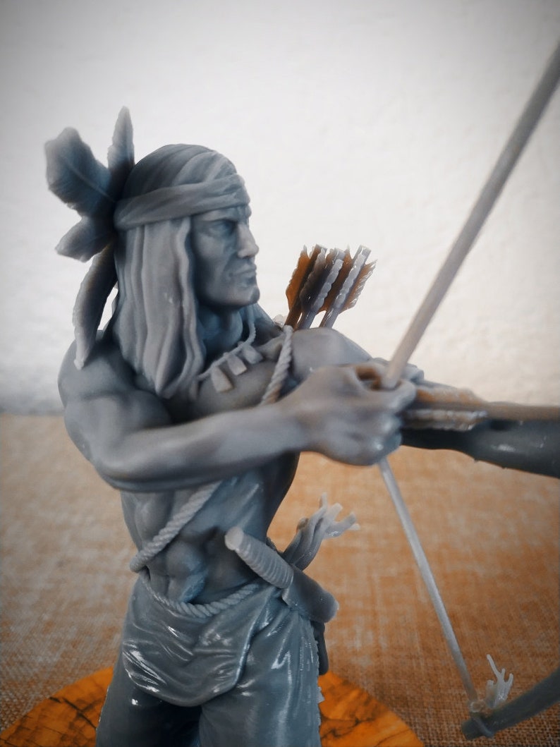 3D Stl Model,3d Stl Native American Drawing File,stl for Priting,3d ...