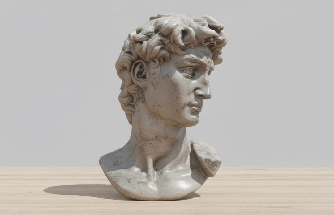 David Head 3D STL Model for 3D Printing - Etsy