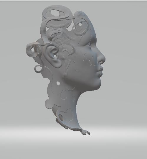 3d Stl Woman Mask 3d Stl Woman Face Drawing File Face Stl For Priting