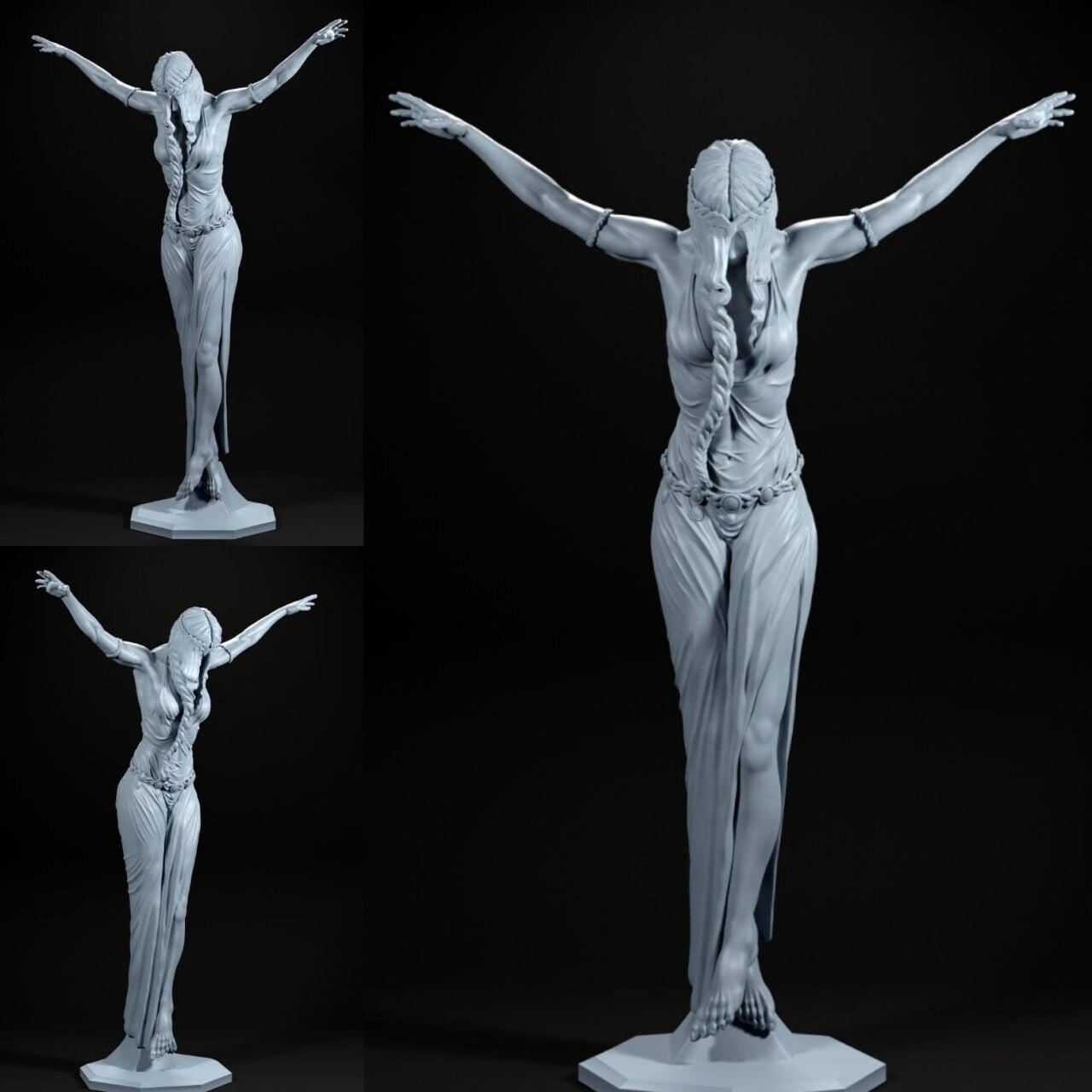 3D Stl Model,3d Stl Woman Drawing File,stl for Priting,3d Printer and ...