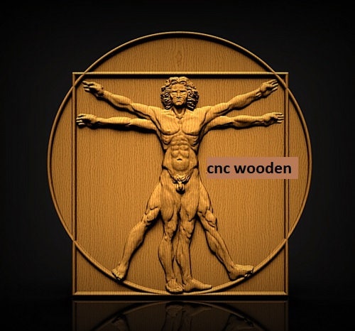 3D Stl Model,3d Stl Vitruvius Man Drawing File,stl for Priting,3d Printer and Printing Machine ...
