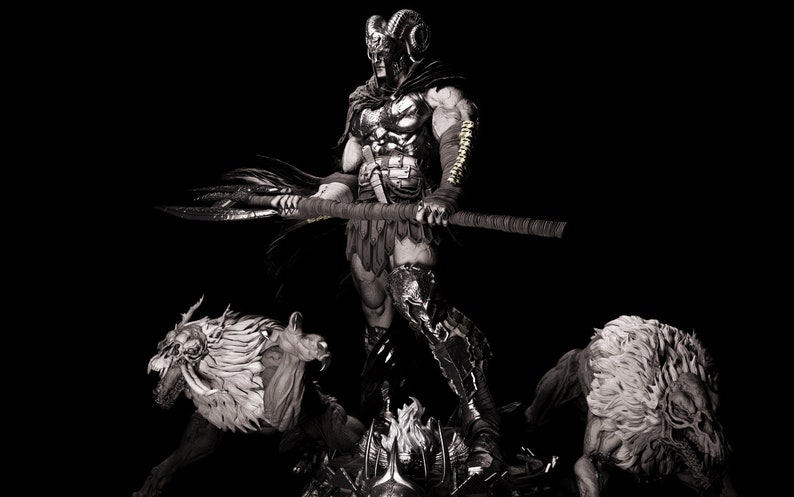 3D Stl Wolf and Warrior Model,3d Stl Drawing File,stl for Priting,3d ...