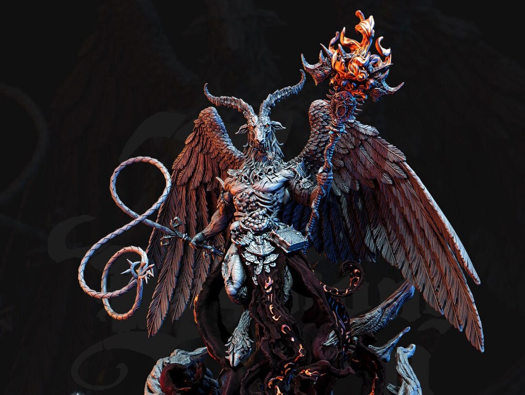 3D Baphomet Model STL for 3D Printing - Etsy