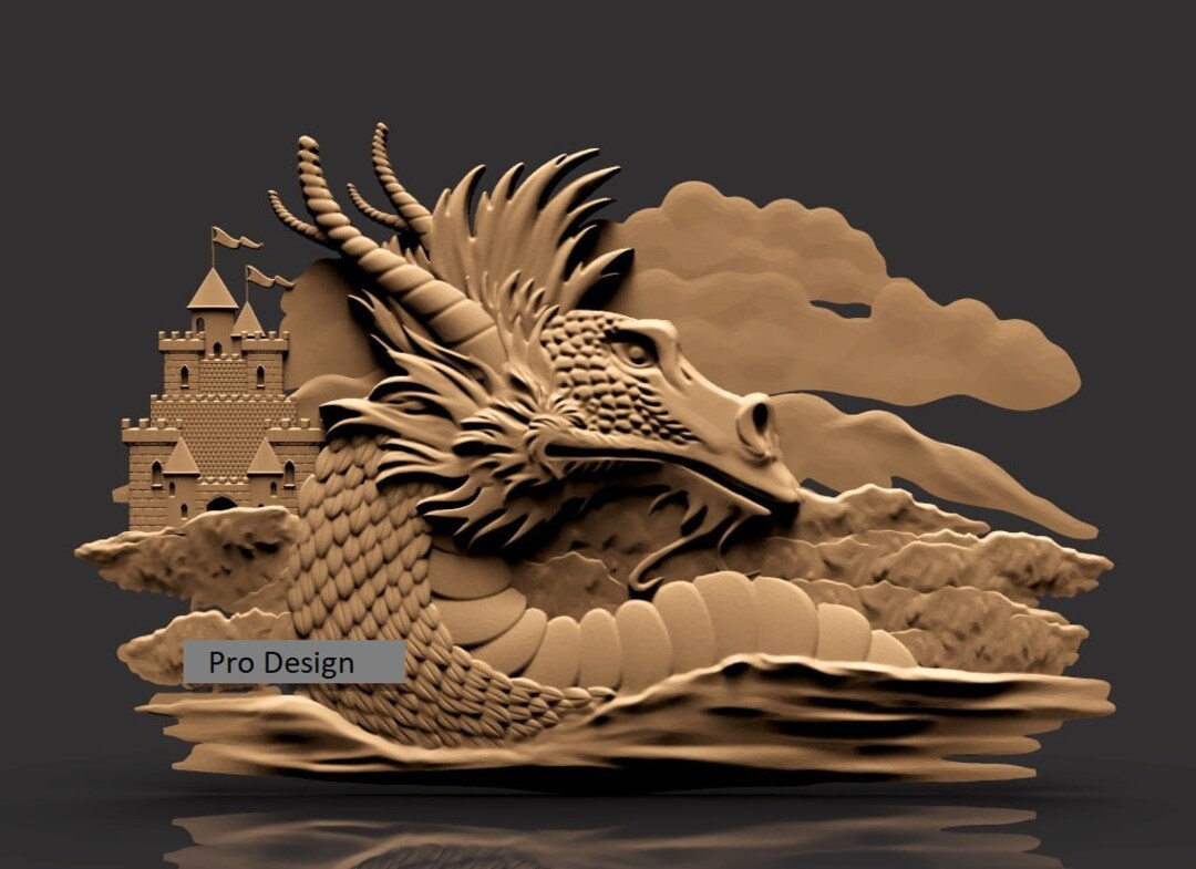 3D Stl Model,3d Stl Dragon Drawing File,stl for Priting,3d Printer and ...