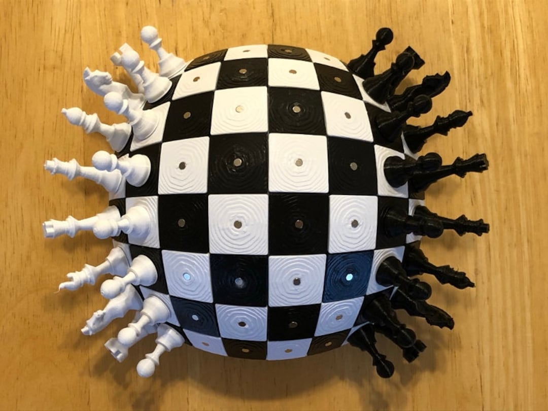 3D Chess Ball STL Model for 3D Printing (digital Download) - Etsy