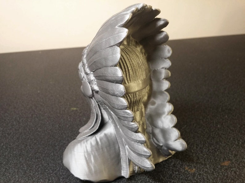 3D Stl Model,3d Stl Native American Man Drawing File,stl for Priting,3d ...