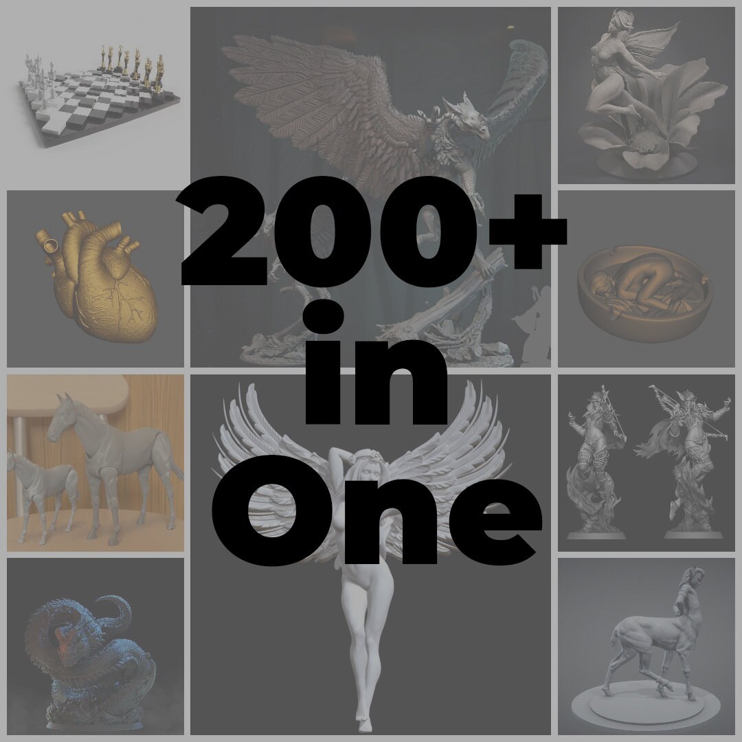 3D Stl File Mega Pack - Etsy