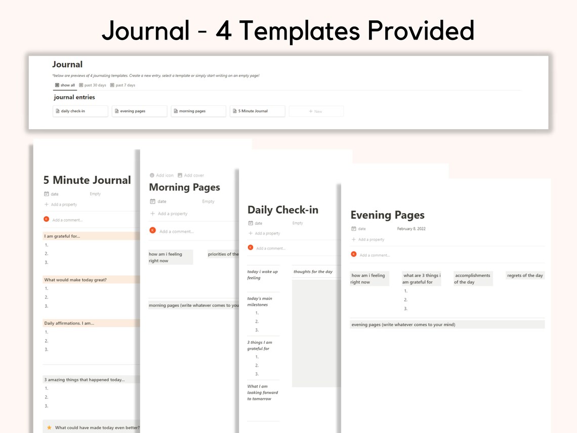 Notion Personal Planner Notion Template Notion Planner - Etsy UK