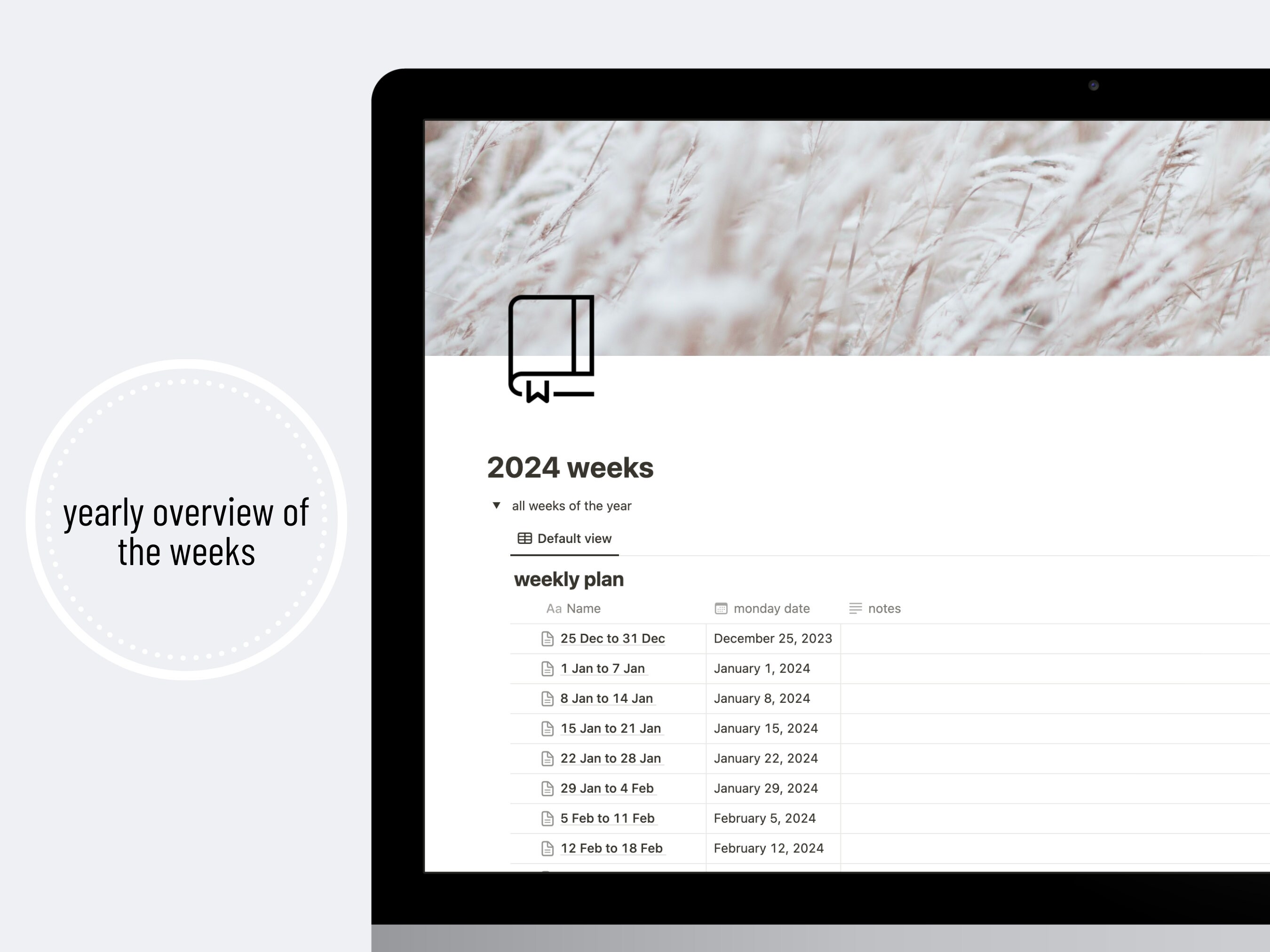 2024 Notion Template Notion Dashboard 2024 Digital Planner Notion ...
