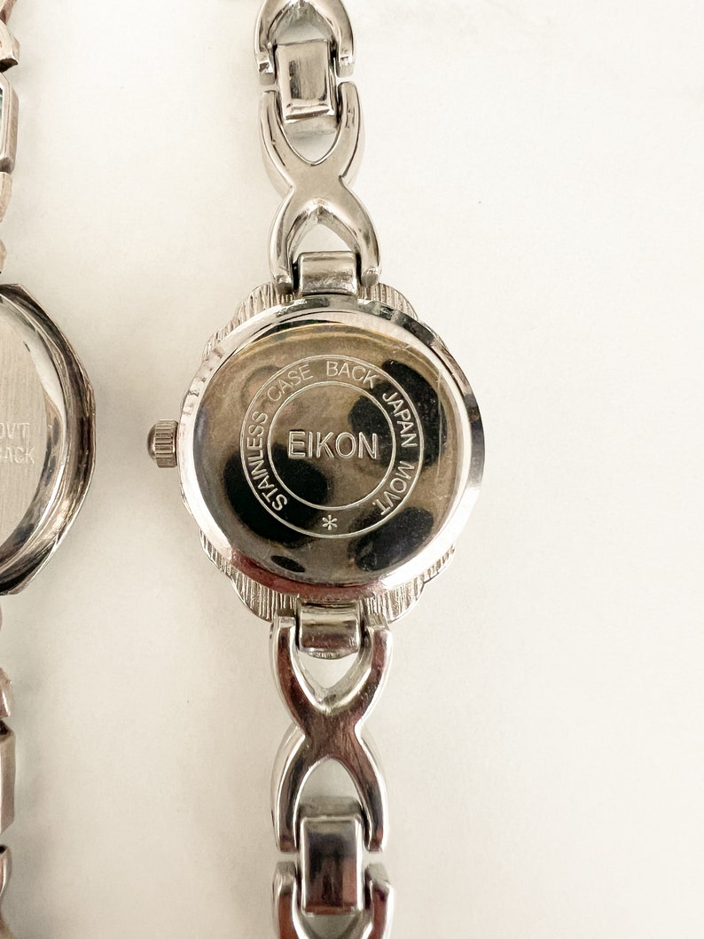 Vintage Luxury Japan Quartz Movt Watches: Sterling Silver Marcasite ...