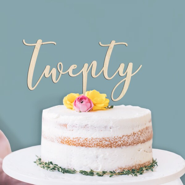 Modern Cake Topper - Etsy