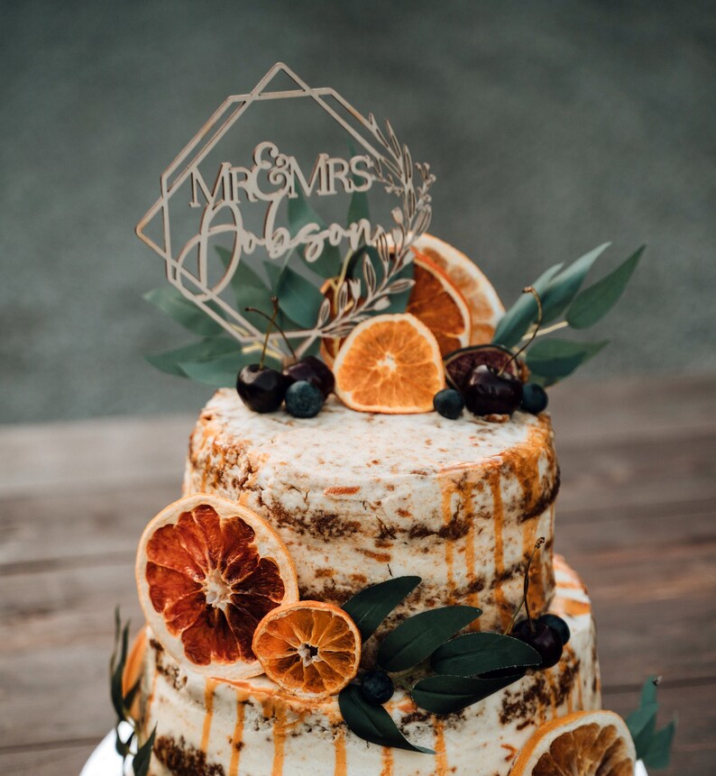 Wooden Mr & Mrs Cut Out Cake Topper Wedding Cake Topper - Etsy