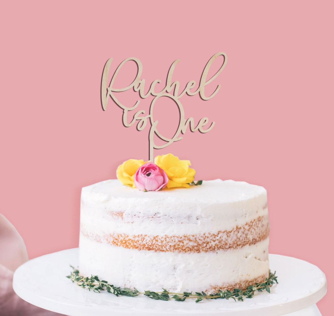 Topper de pastel de nombre personalizado, topper personalizado de ...