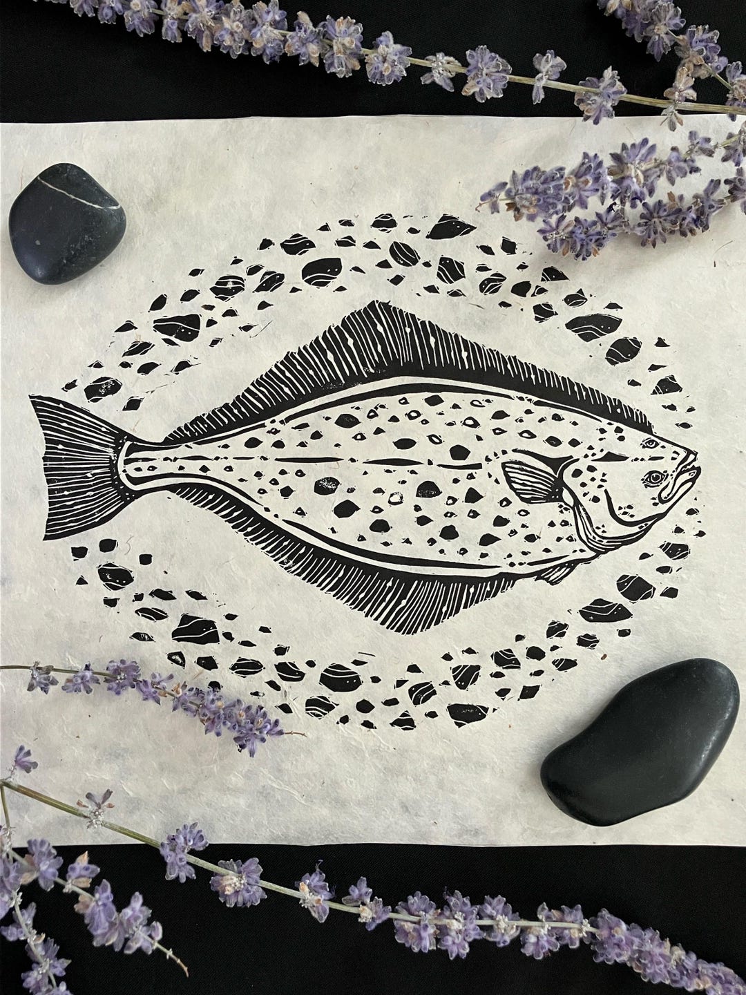 Pacific Halibut Print - Etsy