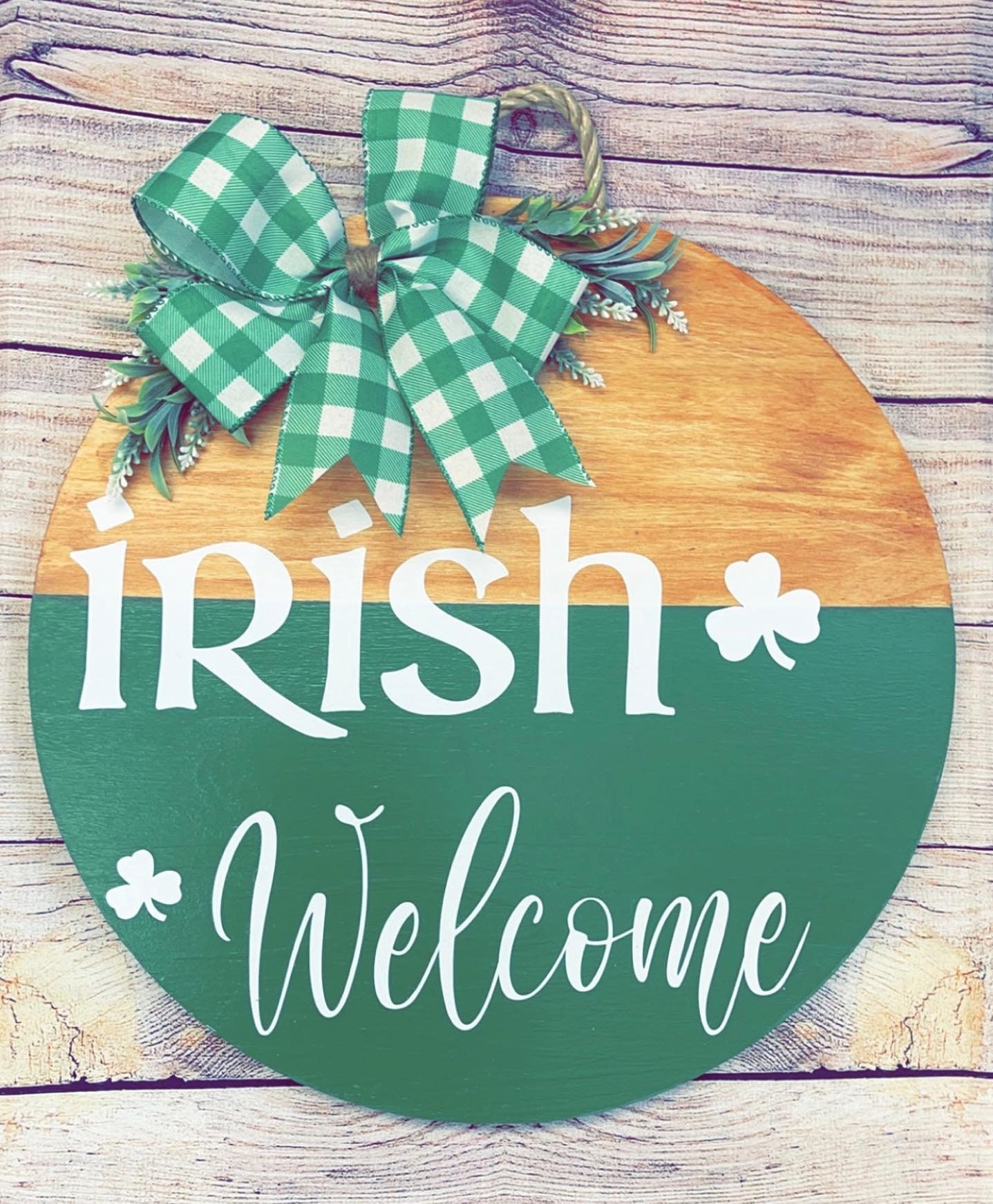 Irish Welcome Door Hanger - Etsy
