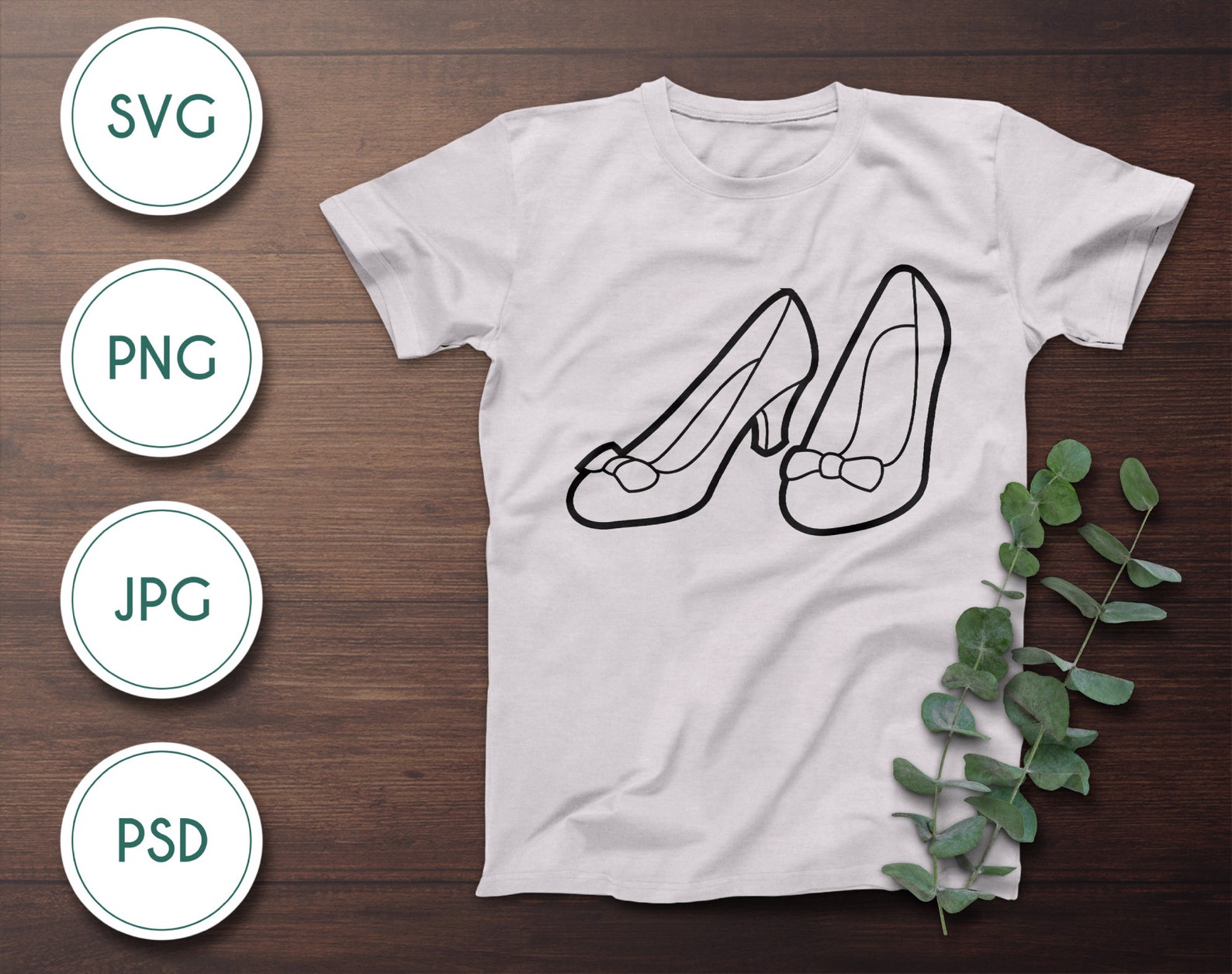 Ruby Red Slippers Heels Shoes Line Art - the Wizard of Oz Inspired SVG ...