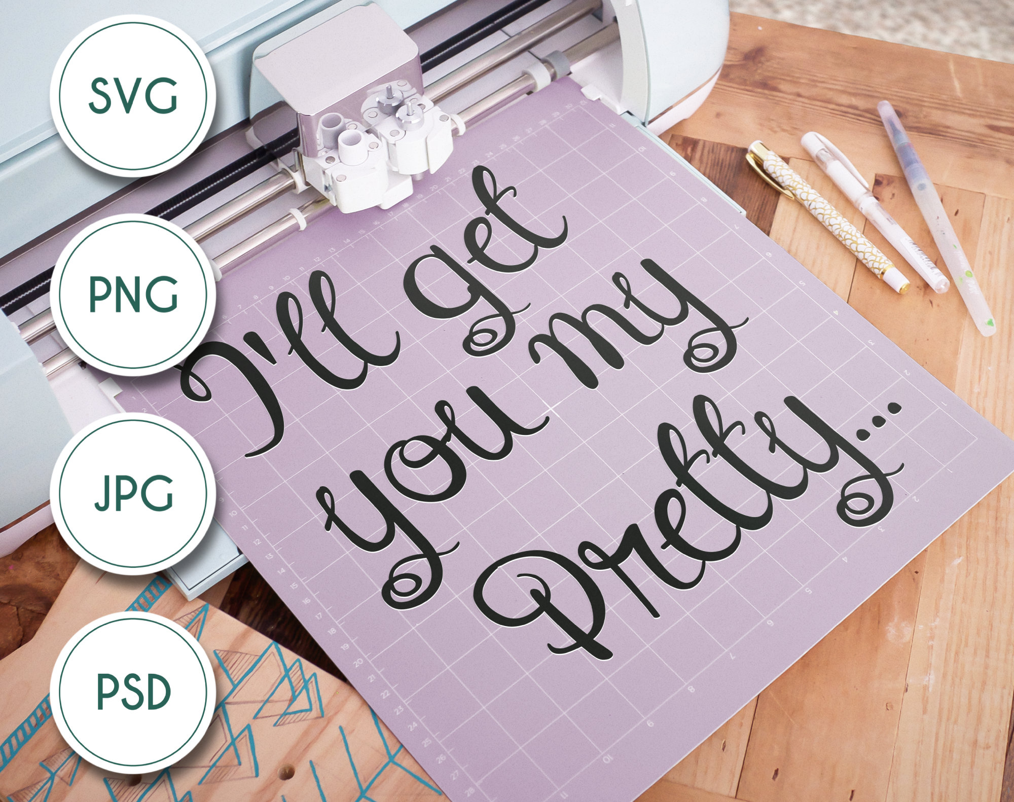 I'll Get You My Pretty Quote the Wizard of Oz Inspired - Etsy