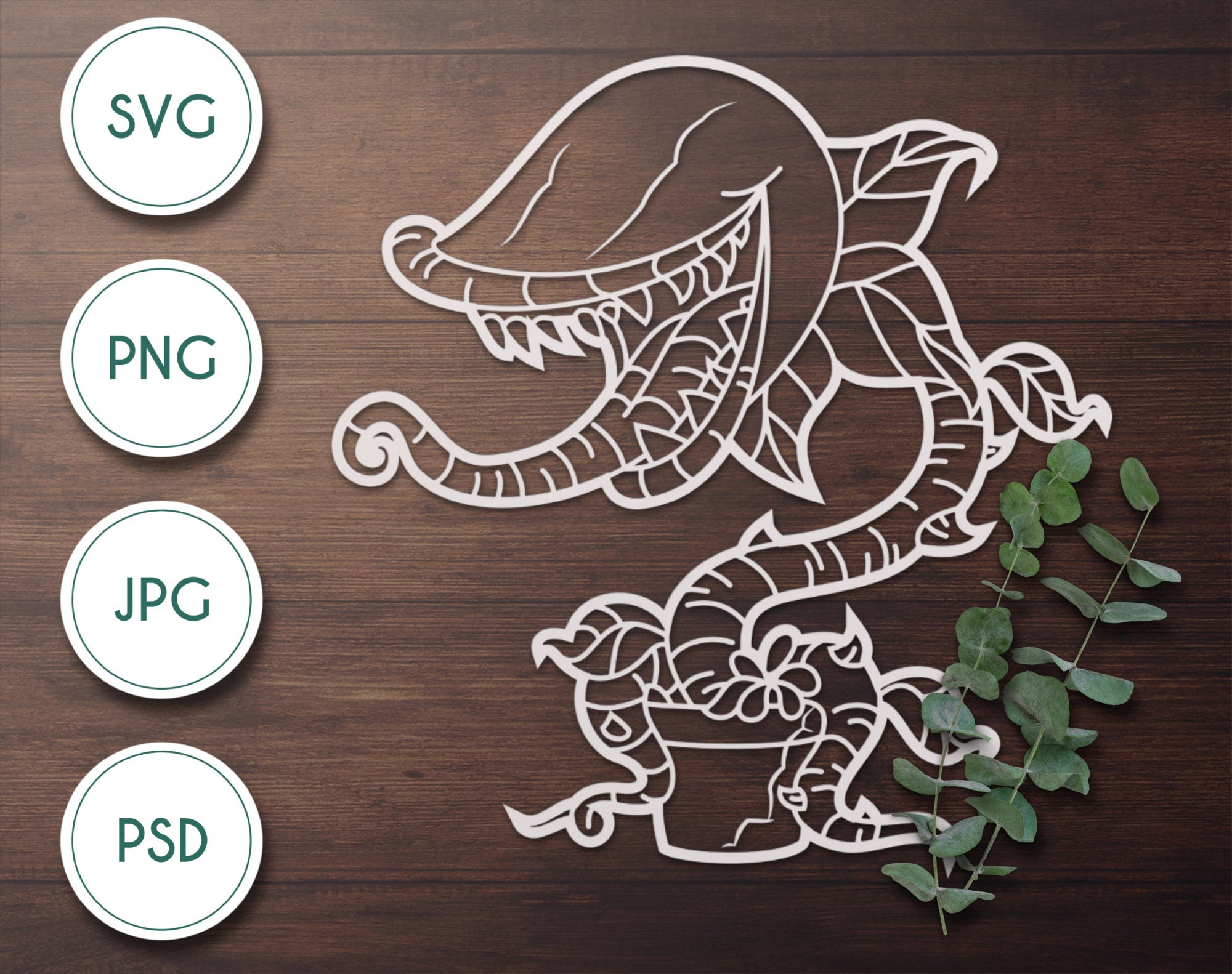 Audrey II / Audrey 2 - the Little Shop of Horrors Inspired SVG Digital ...