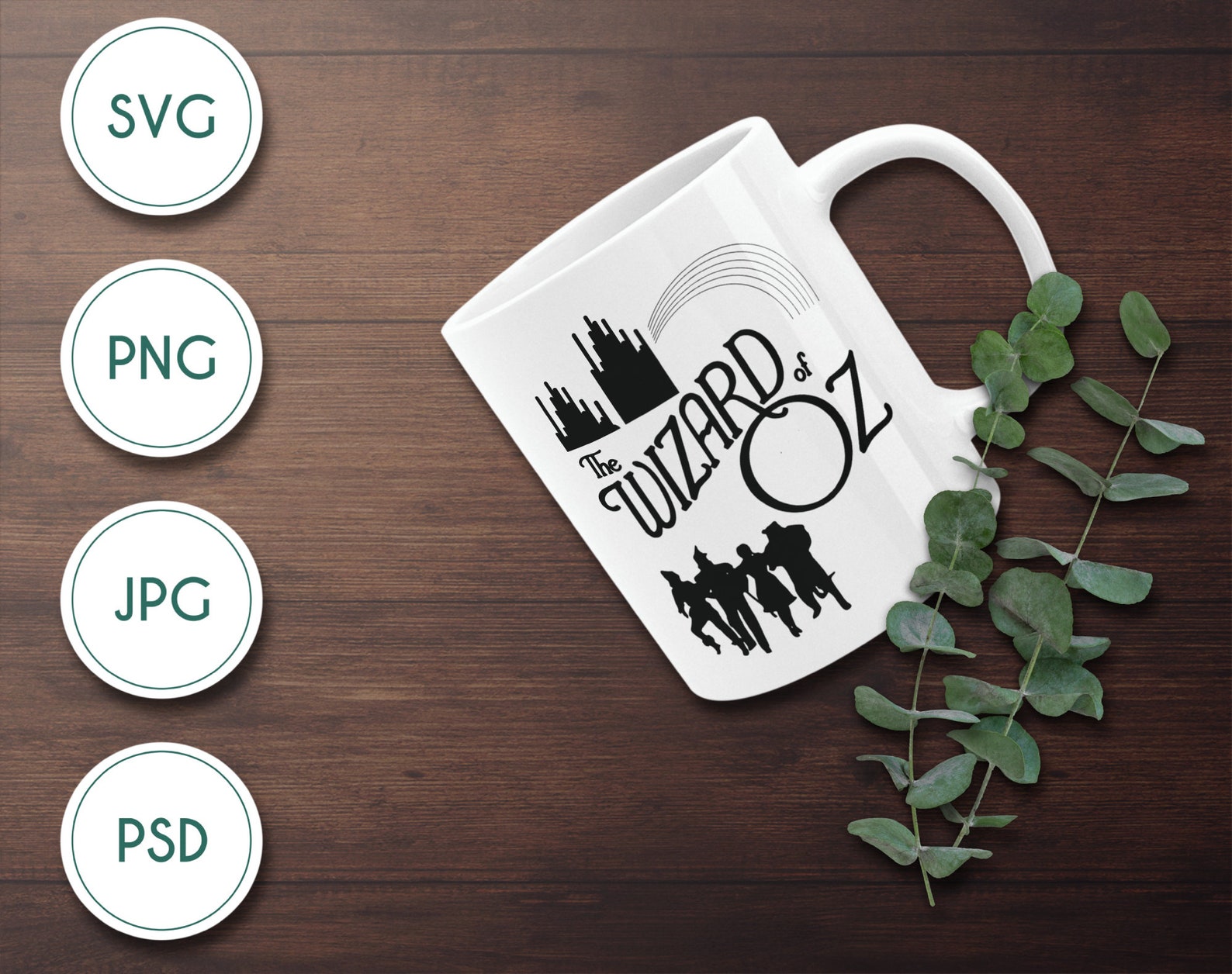 Layerable Logo Pack Line Art the Wizard of Oz Inspired SVG - Etsy