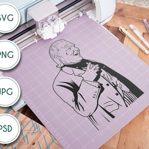The Wizard Frank Morgan Line Art - the Wizard of Oz Inspired SVG ...