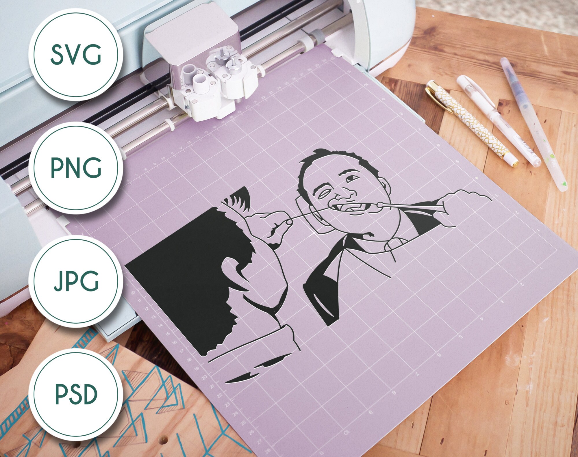 Bill Murray Original Graffiti Stencil Style