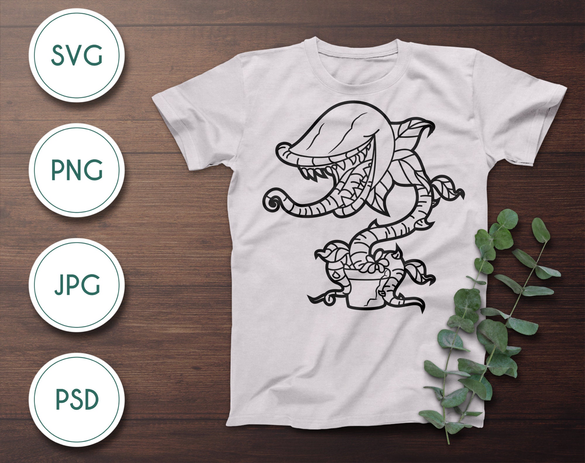 Audrey II / Audrey 2 - the Little Shop of Horrors Inspired SVG Digital ...