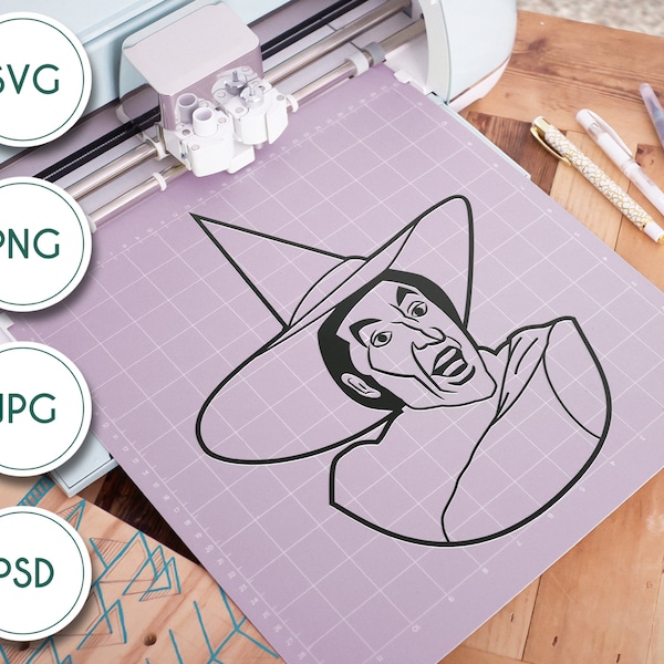 Wicked Witch of the West Stencil Svg - Etsy