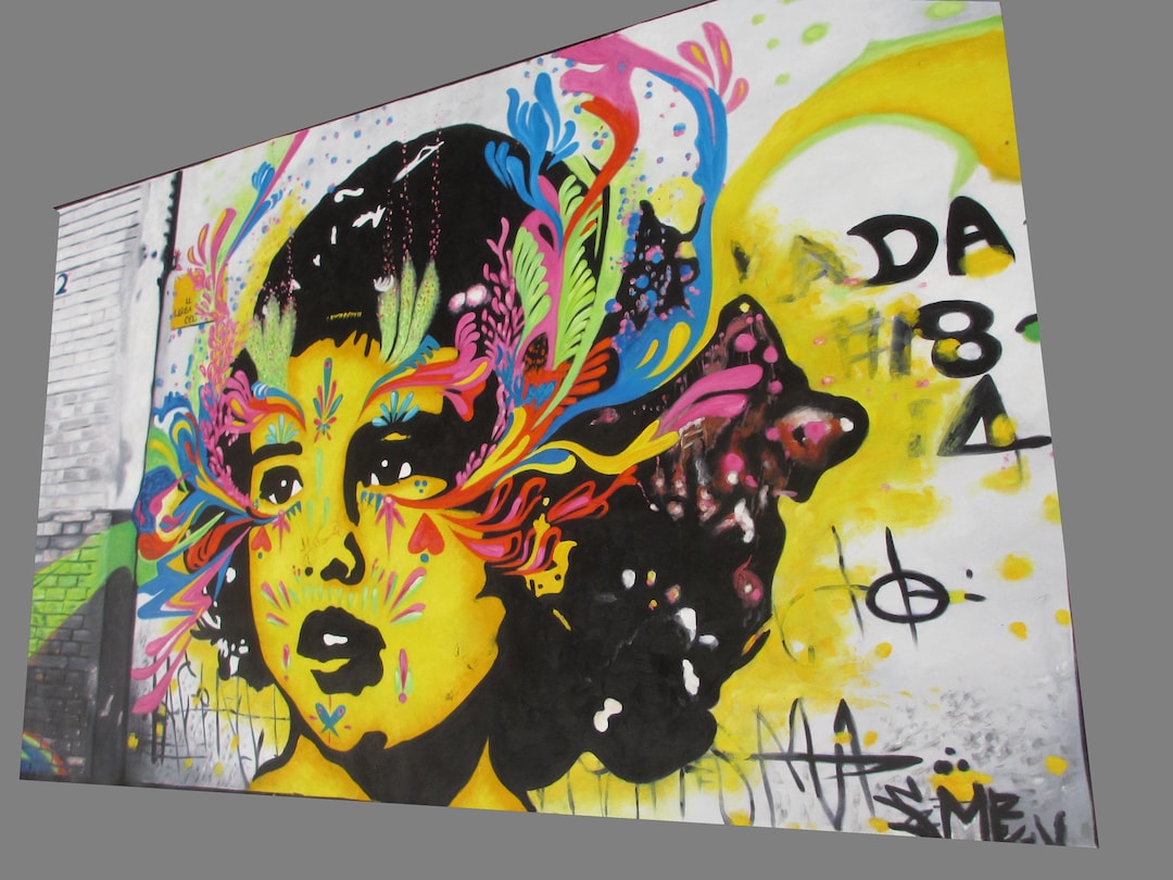 Urban Princess Graffiti Art Print Street Art Wall Decor - Etsy