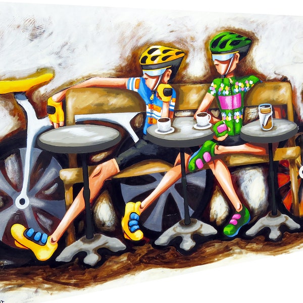 Abstract Bicycle Art - Etsy