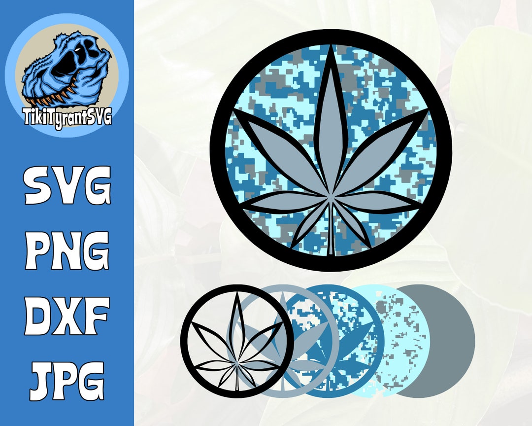 Camo Marijuana Leaf SVG Camouflage Cannabis Leaf SVG Digital Camo Weed Svg File for Cricut - Etsy