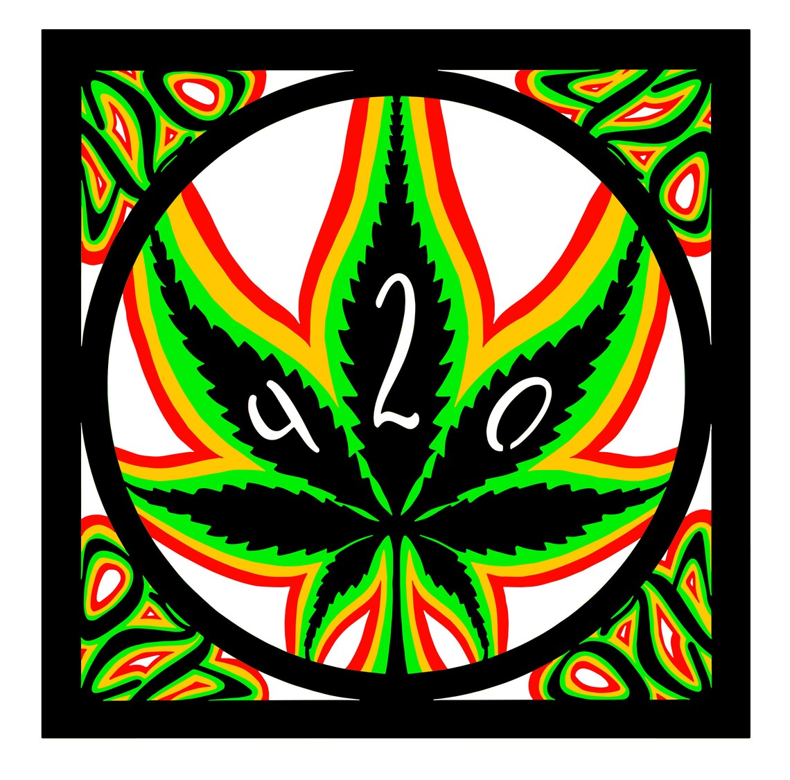 Marijuana Leaf SVG Cannabis Leaf SVG Marijuana Silhouette - Etsy