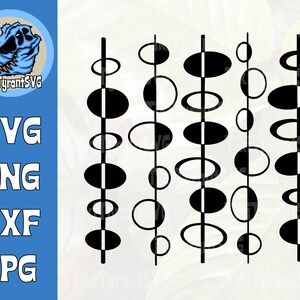 Mid-century Modern Design SVG Bundle Atomic Design SVG - Etsy