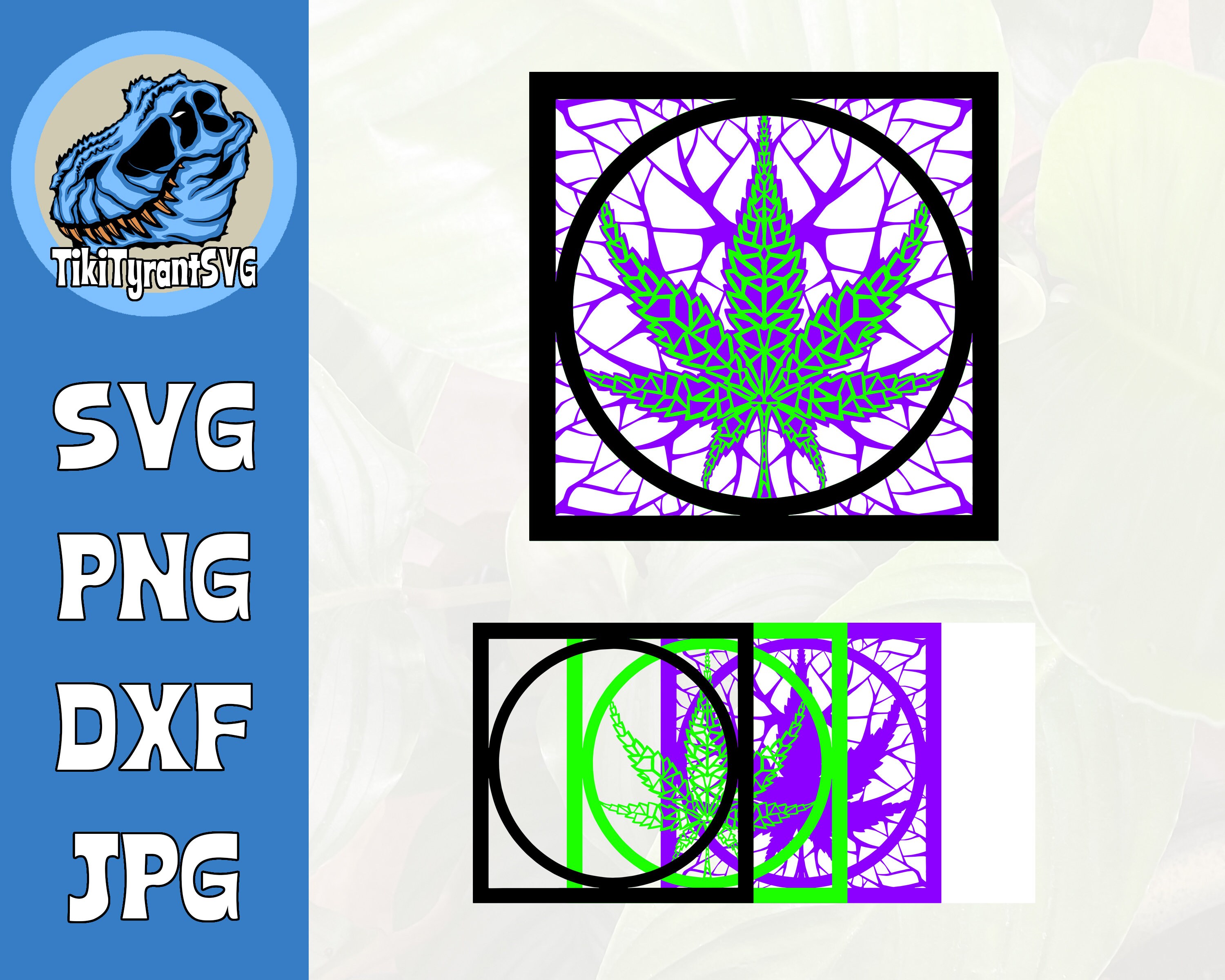 Weed Leaf SVG Weed Leaf SVG 420 SVG Mosaic Svg Weed Lovers Svg Hippie ...